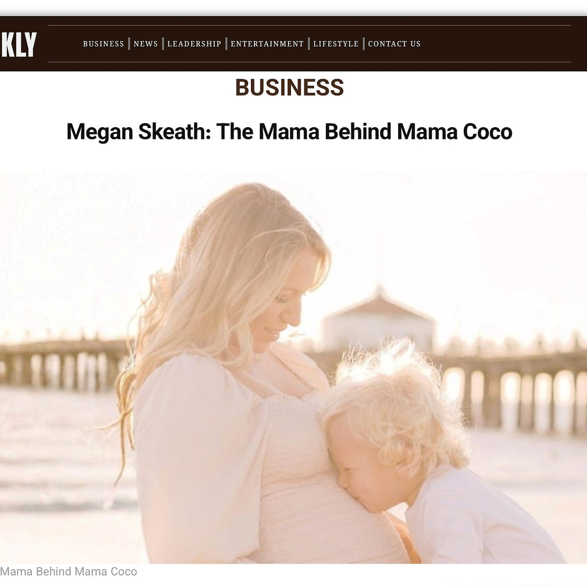 Mama Coco® Founder Megan Skeath Featured in CEO Weekly